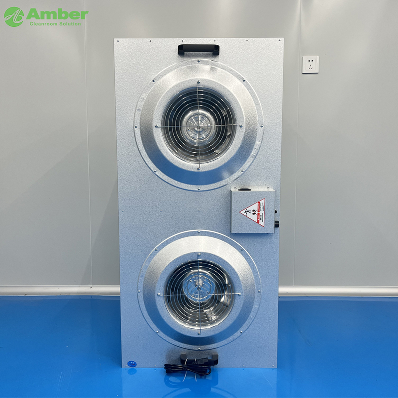 Waterproof Anti-leakage 1600m³/H 1175*575 AC Dual Fan FFU Fan Filter ...