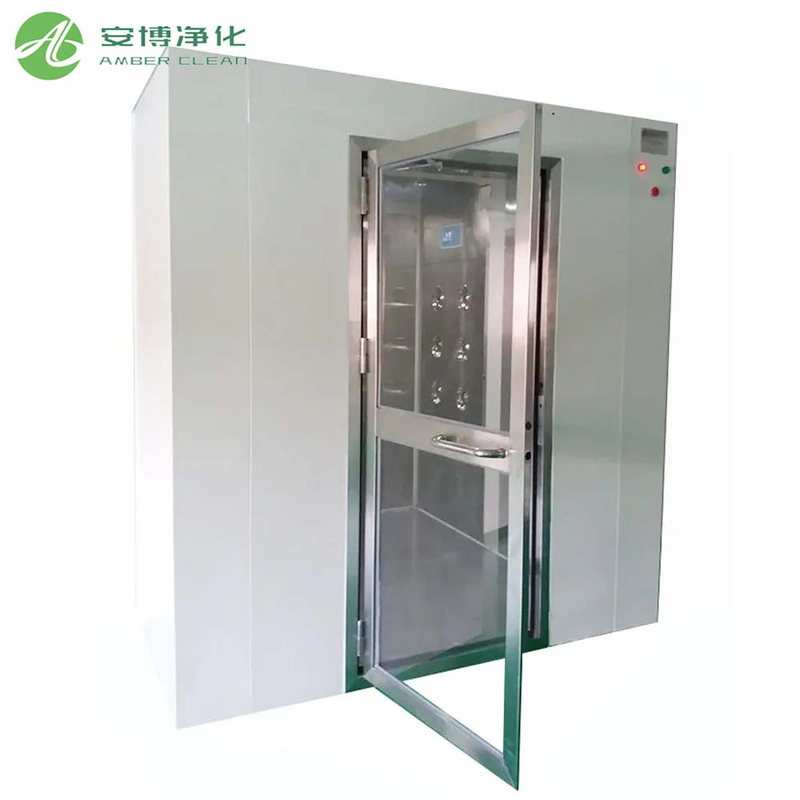 Three-person Double Blow Cleanroom Air Shower Machine with 24 Nozzles ...
